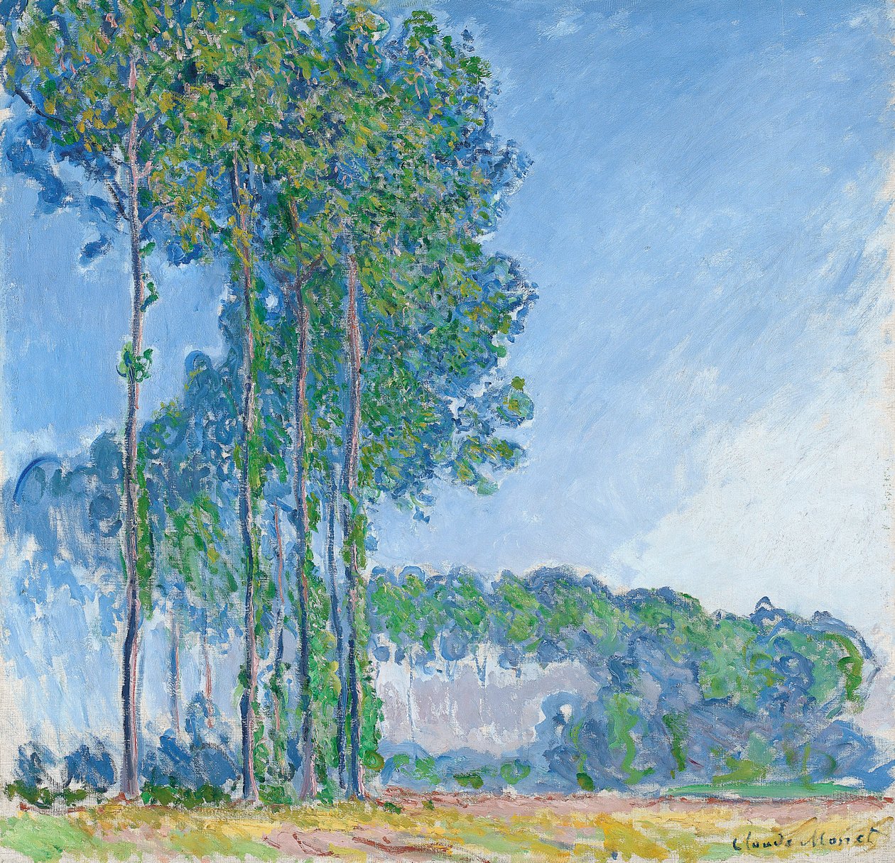 Pappeln, 1891 von Claude Monet: hochwertiger Kunstdruck